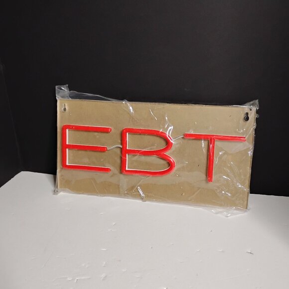 Other | New Ebt Led Neon Sign 12h X 6w | Poshmark